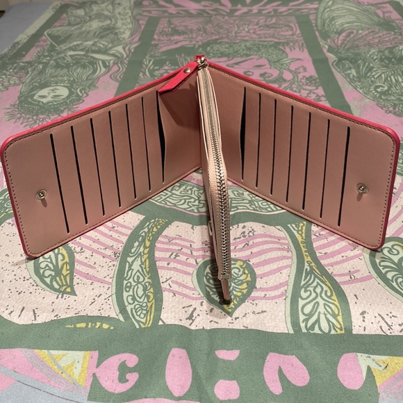 Eng Sheng | Bags | Cute Bright Pink 26 Credit Card Slot Wallet | Poshmark